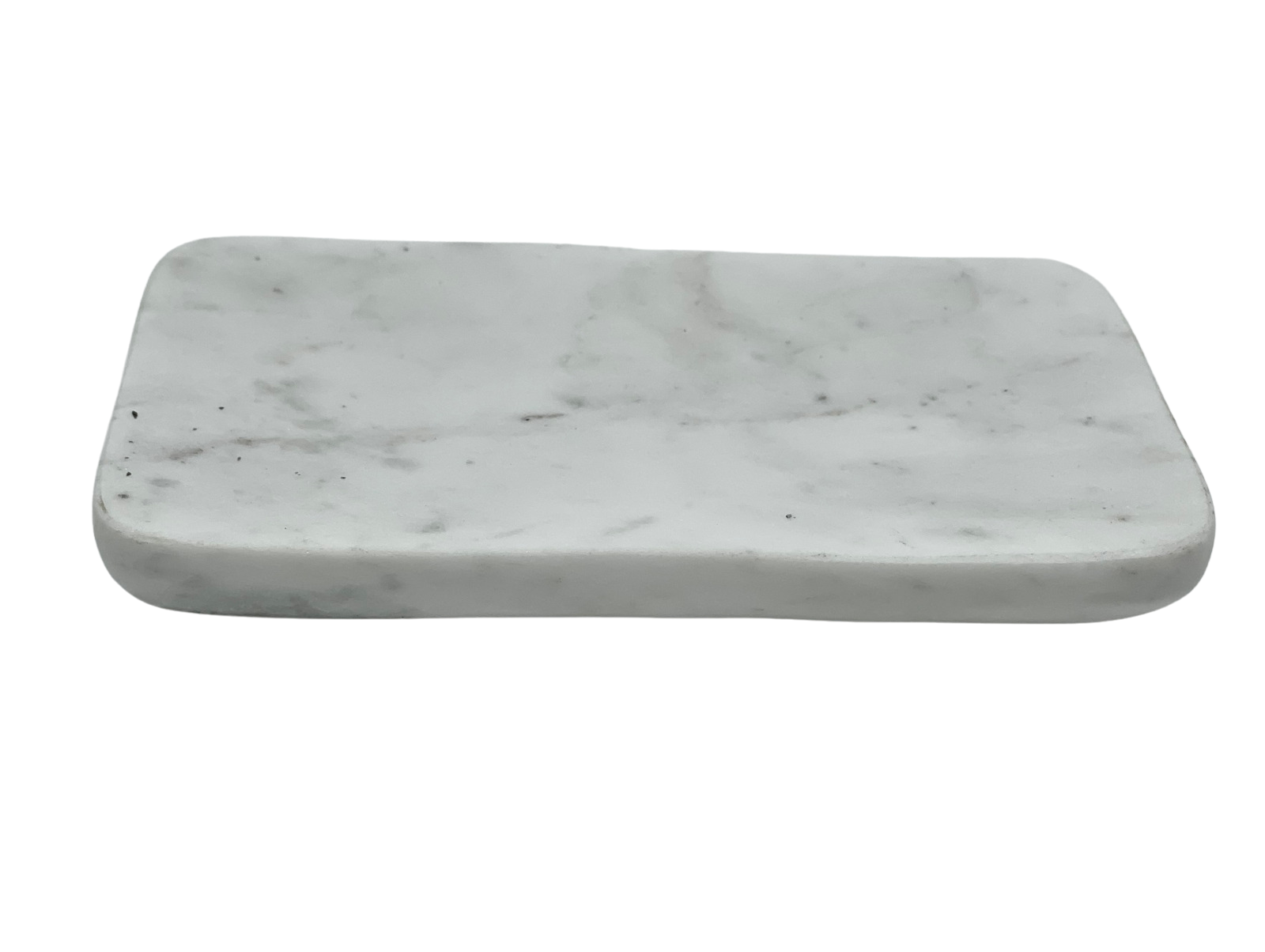 NATURAL SNOW WHITE MARBLE RECTANGULAR SOAP DISH – High Country Home